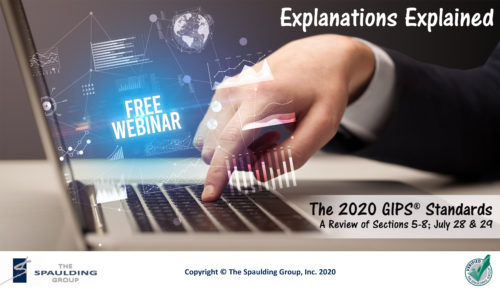 GIPS 2020 Explanations Explained Part 2 | TSG